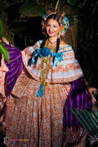 Pollera Montuna Santeña - Panamafolkdress